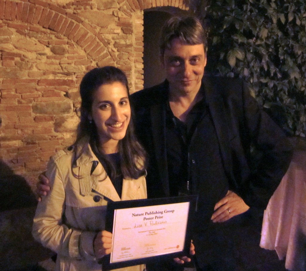 Tisdale Lab @ MIT | Lisa wins NPG poster prize at QD2014 in Pisa